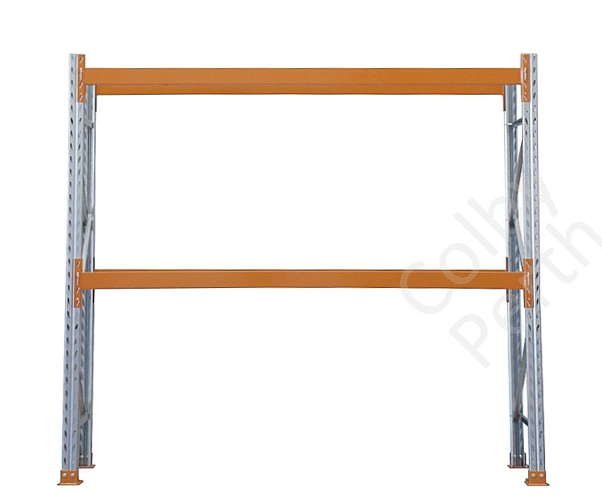 Colby Pallet Racking 2475mm High Starter Bay with 2 Beam Levels S242 ...